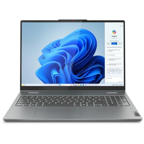 Lenovo IdeaPad 5 2-in-1 16AHP9 (Luna Grey, Aluminium Top) AMD Ryzen 7 8845HS, 16GB, 1TB, 16inch WUXGA TOUCH IPS DigitalPen, Backlite, FPR, DOS (83DS0017YA)