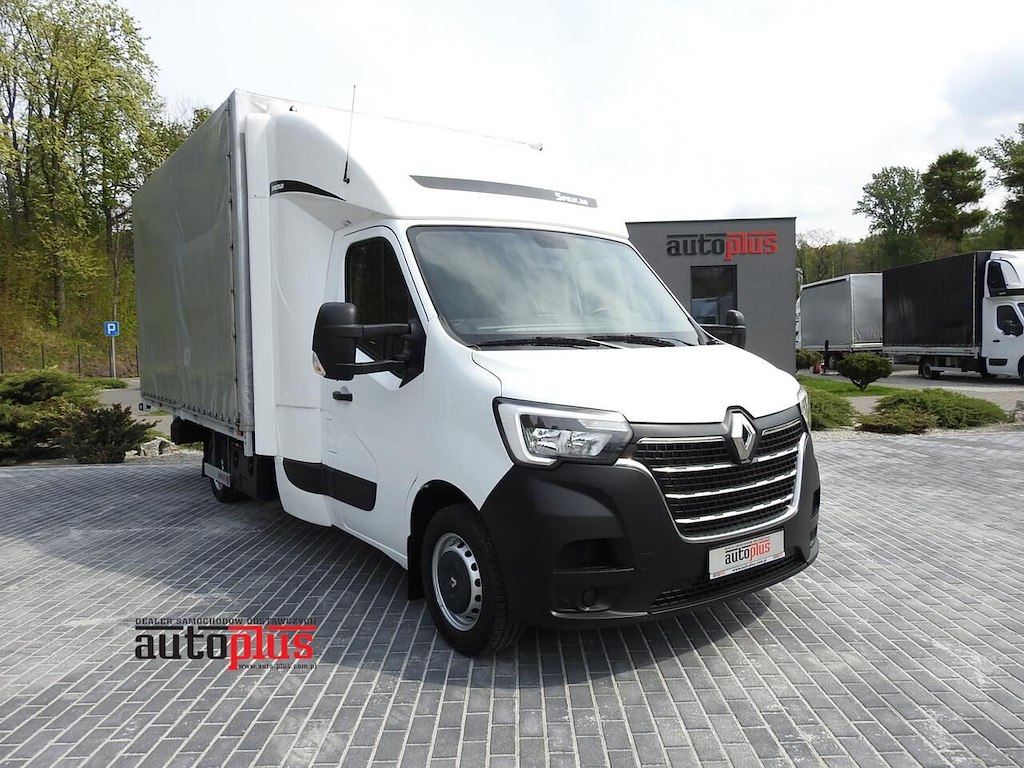 Renault MASTER PLANDEKA 10 PALET WEBASTO TEMPOMAT KLIMATYZACJA LEDY PNEU kamion s ceradom < 3.5t