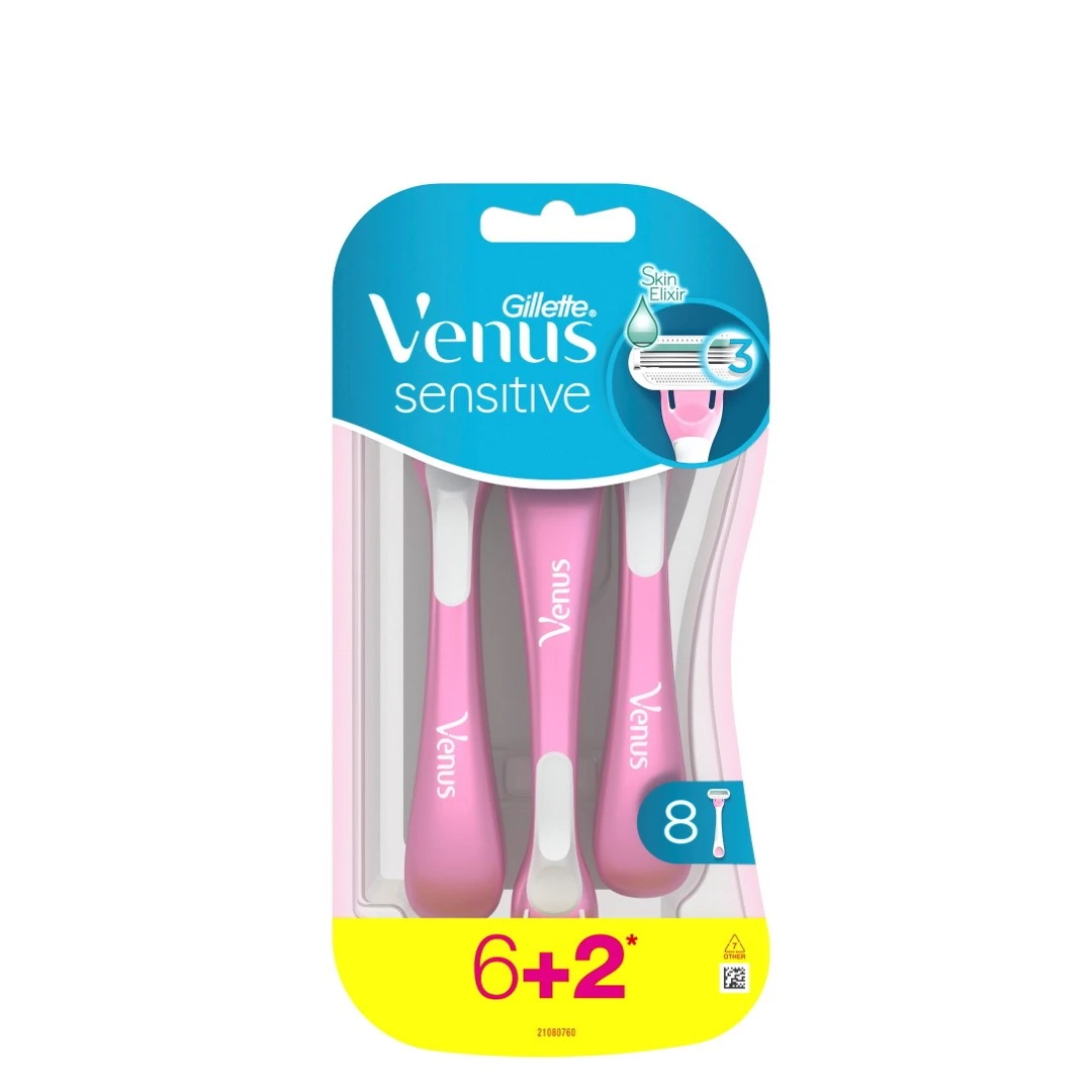 GILLETTE JEDNOKRATNI BRIJAČ VENUS 3 SENSITIVE 8 KOM