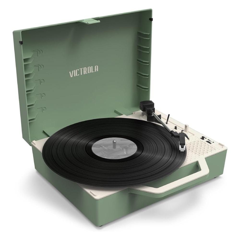 VICTROLA VSC-725SB-GR Re-Spin Basil green Gramofon