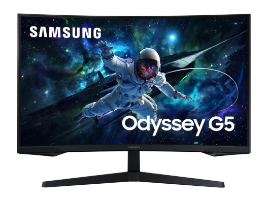 Monitor SAMSUNG LS32CG552EUXEN 32"/VA,zakrivljen/2560x1440/165Hz/1ms MPRT/HDMI,DP/freesync/VESA/crna