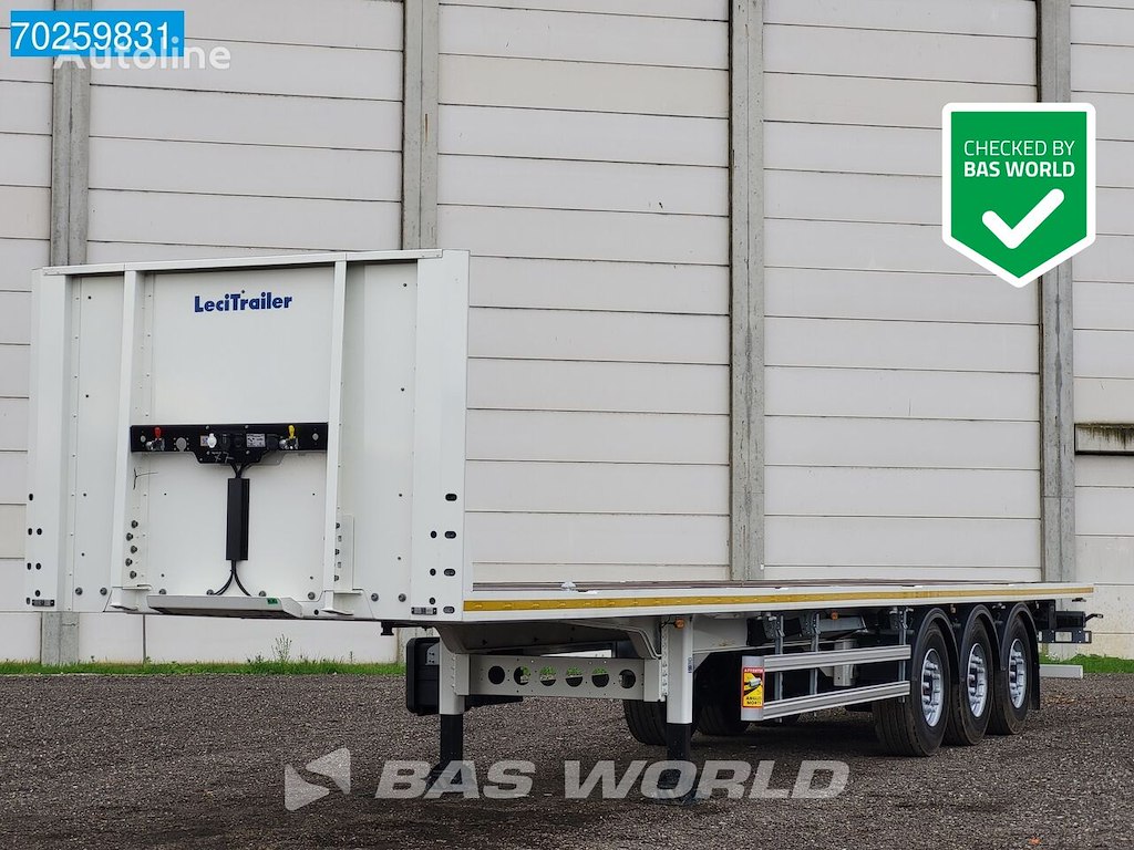 Nova LeciTrailer SR3E 3 axles Liftachse poluprikolica sa ravnom platformom