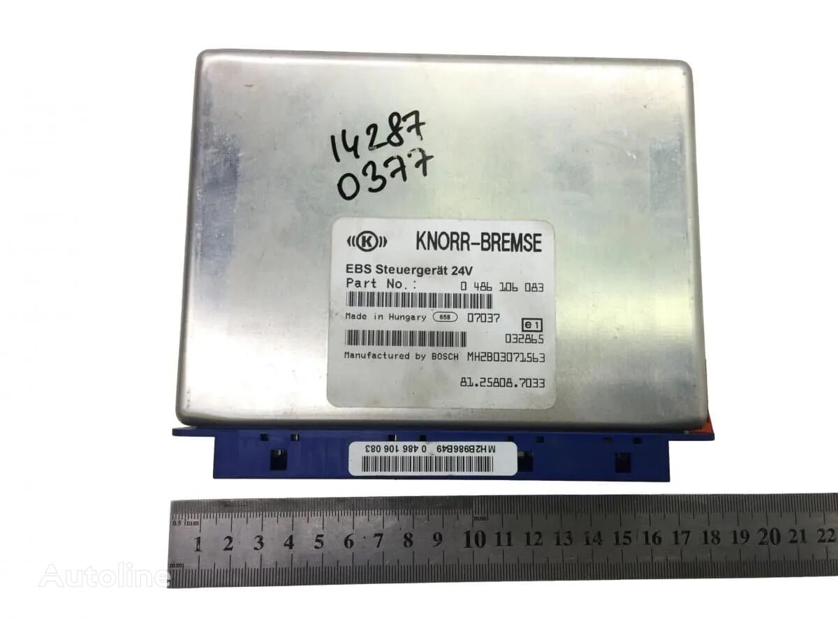 Unitate de control EBS 24V, Part No. 0486106083, 81258087033 upravljačka jedinica za Knorr-Bremse EBS Steuergerät 24V kamiona