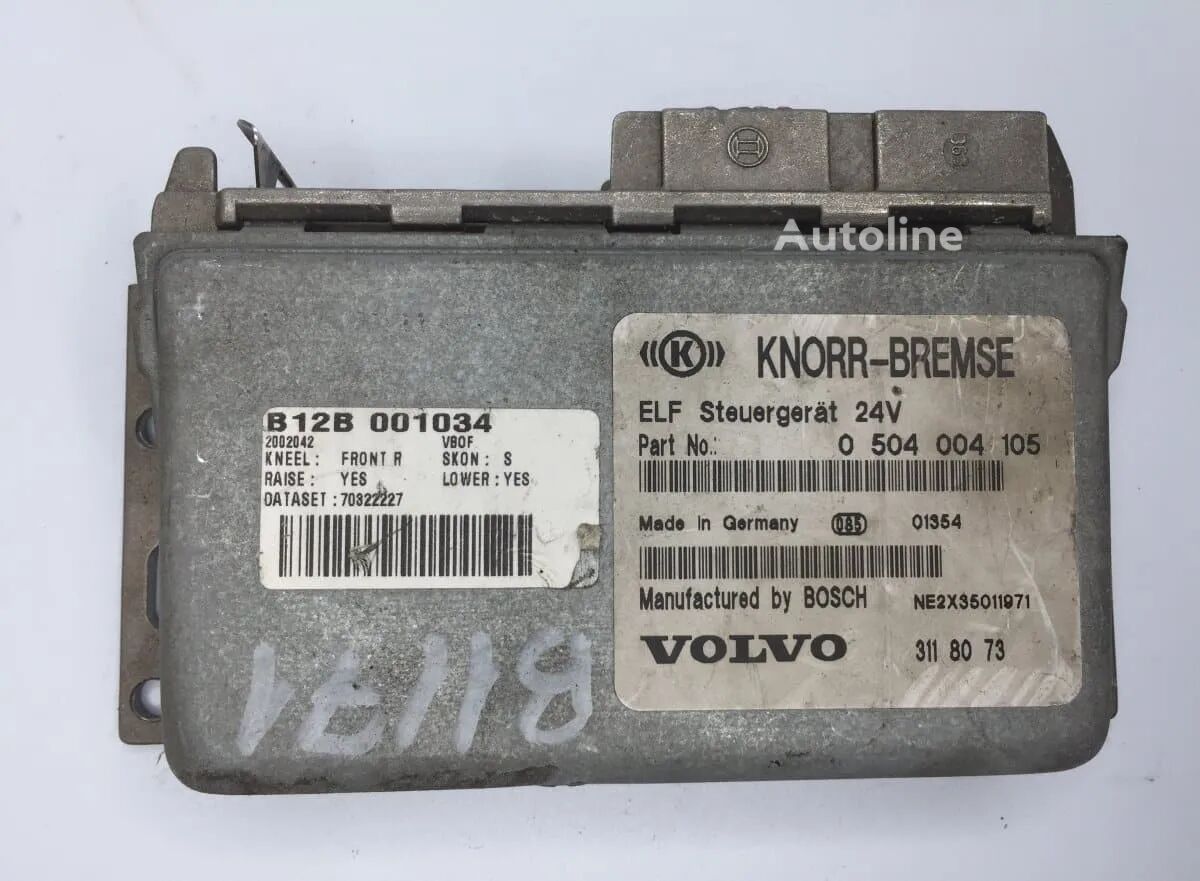 Unitate de control FLS Volvo upravljačka jedinica za Knorr-Bremse 24V Part No. 0 504 004 105 kamiona