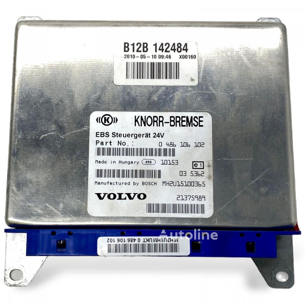 Volvo Unitate de Control EBS upravljačka jedinica za Knorr-Bremse 24V Volvo Part No. 0 486 106 102 kamiona