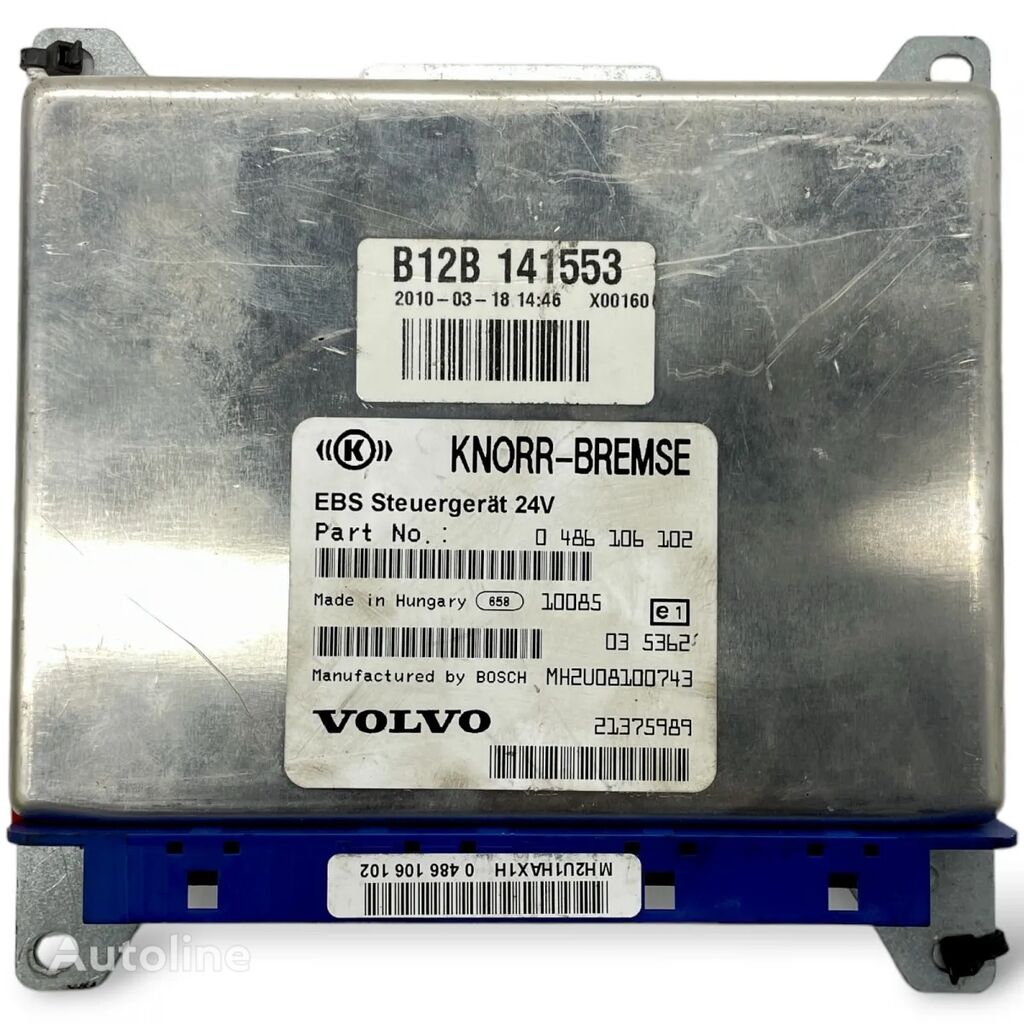 Knorr-Bremse Unitate de Control EBS upravljačka jedinica za Volvo Knorr-Bremse 24V Part No. 0 486 106 102 kamiona