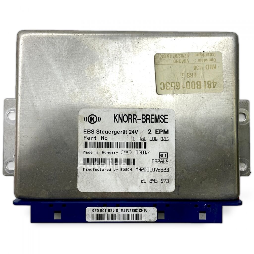 Unitate de Control EBS 24V 2 EPM, Cod Piesă: 0486106085, Fabrica upravljačka jedinica za Knorr-Bremse EBS Steuergerät 24V 2 EPM kamiona