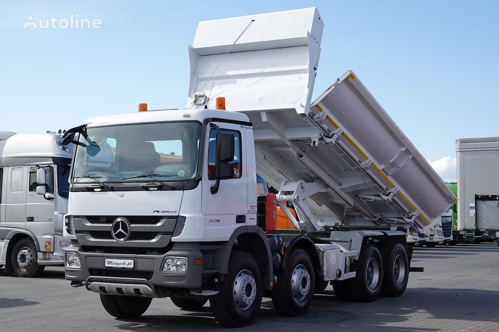 Mercedes-Benz ACTROS 3236 + HYDROBURTA / BORDMATIC / kiper