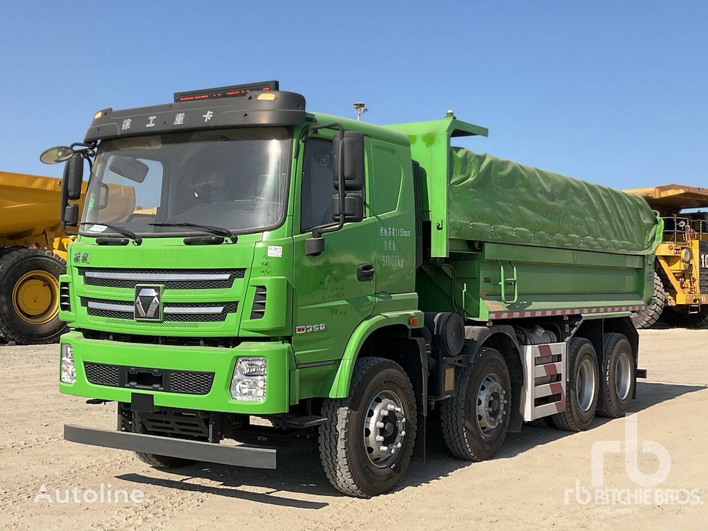 Prodaje se XCMG XGA3310D6NEX 8x4 Twin-Steer Sleeper kiper na aukciji