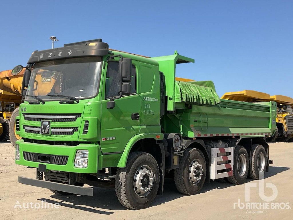 Prodaje se XCMG XGA3311D6NEAX 8x4 Twin-Steer Sleeper kiper na aukciji