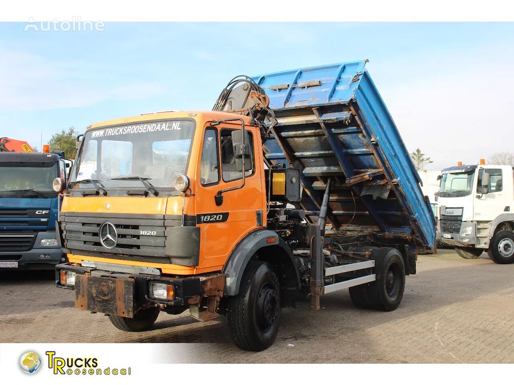 Mercedes-Benz SK 1820 + atlas 85.1 + 3side tipper + EURO 2 kiper