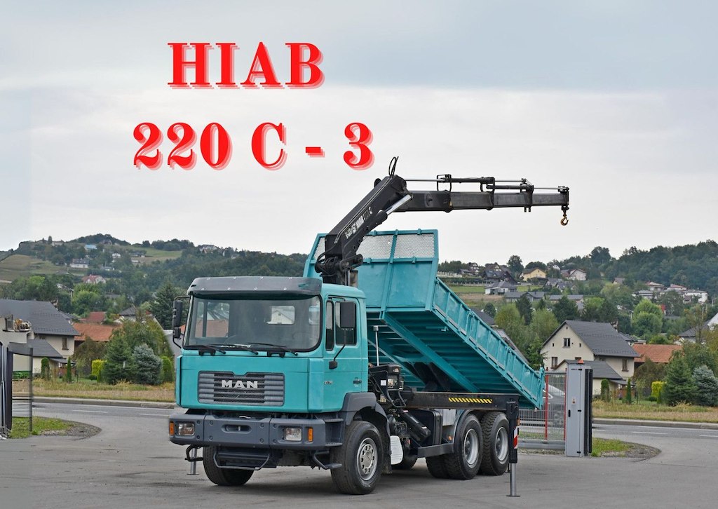 MAN 27-314 * HIAB 220 C - 3 + FUNK * 6x4 kiper