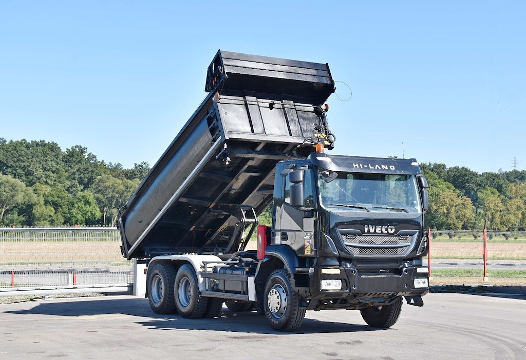 IVECO Trakker 450 Kipper 5,20 m + BORDMATIC / 6x4 kiper