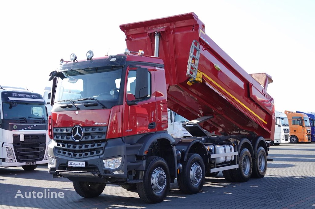 Mercedes-Benz AROCS 4145 / 8x8 / WYWROTKA TYLNOZSYPOWA / MEILLER KIPER / HYDRA