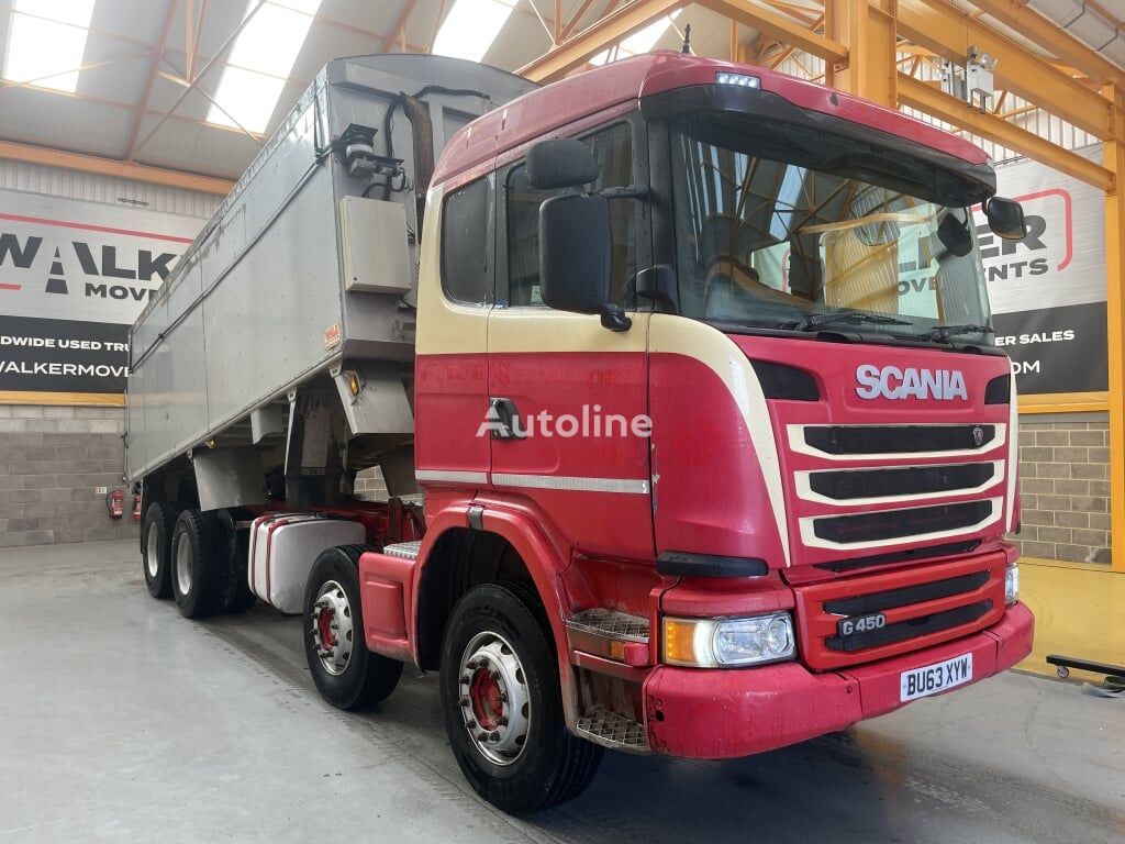 Scania G400 8X4 ALUMINIUM BULK TIPPER – 2013 – BU63 XYW kiper