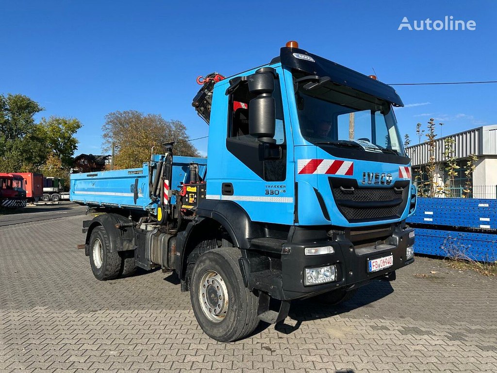 IVECO AD190T330 / 4x4 / Meiller / Fassi 120 + Funk kiper