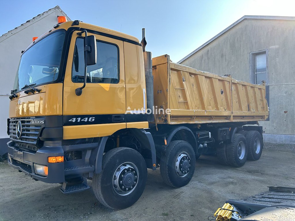 Mercedes-Benz Actros 4146 , 8x8 , full spring, big axell , mieller kiper