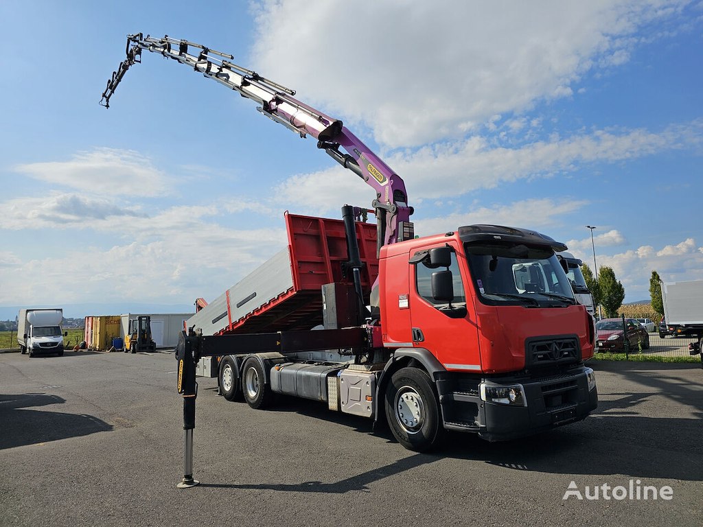 Renault D WIDE 430 6x2 Palfinger PK 37002 TEC F + JIP kiper