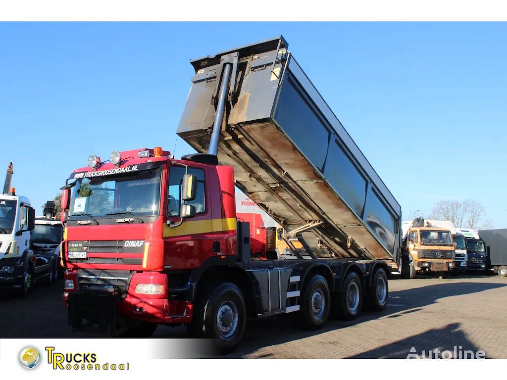 GINAF X 4446 TS + EURO 5 + TIPPER + 8X8 kiper