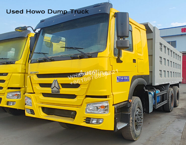 Good Condition Howo Used 6x4 Dump Truck for Sale in Libya kiper