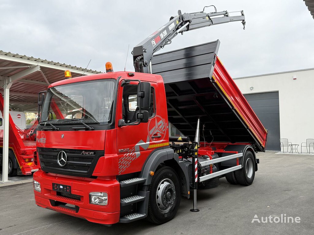 Mercedes-Benz AXOR 1823 VYKLÁPAČ S3 HYDRAULICKÁ RUKA KIPPER CRANE kiper