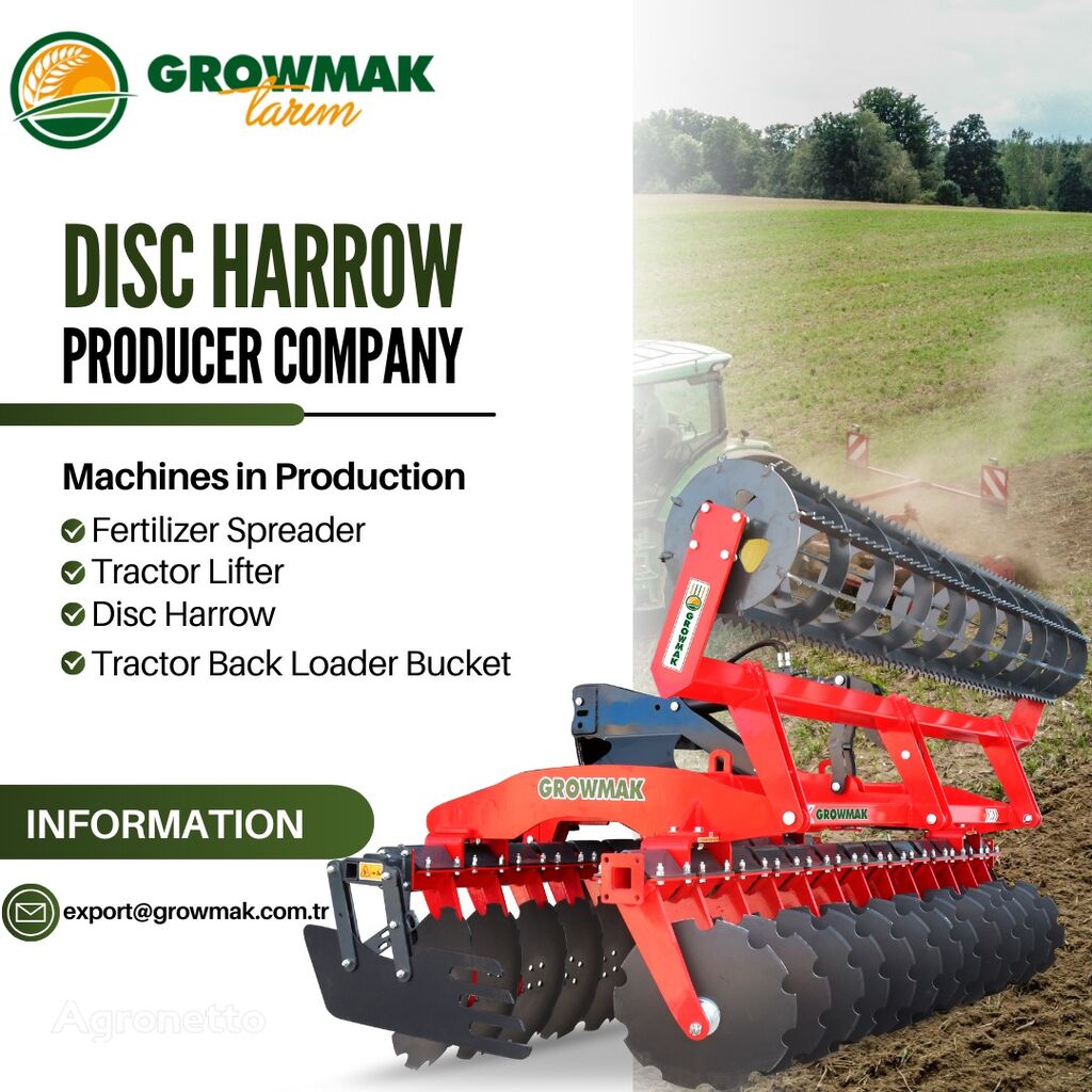 Nova Growmak Agricultural Machinery Disk Harrow tanjirača