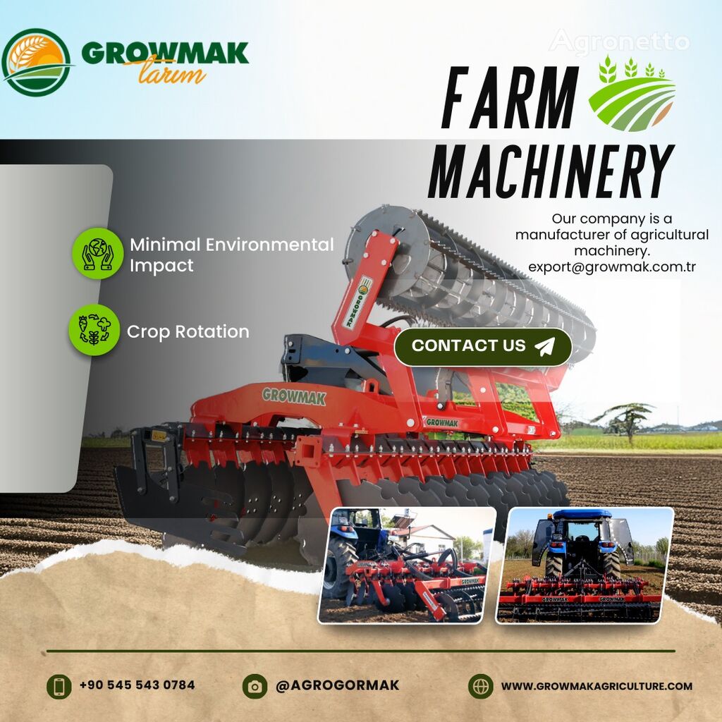 Nova Growmak Agricultural Machinery Disk Harrow tanjirača