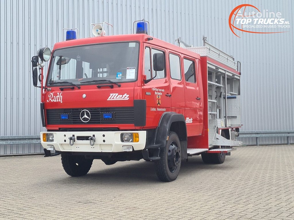 Mercedes-Benz 1120 4x4 - 1.200 ltr Brandweer,Feuerwehr, Fire brigade- Crew Cab vatrogasno vozilo