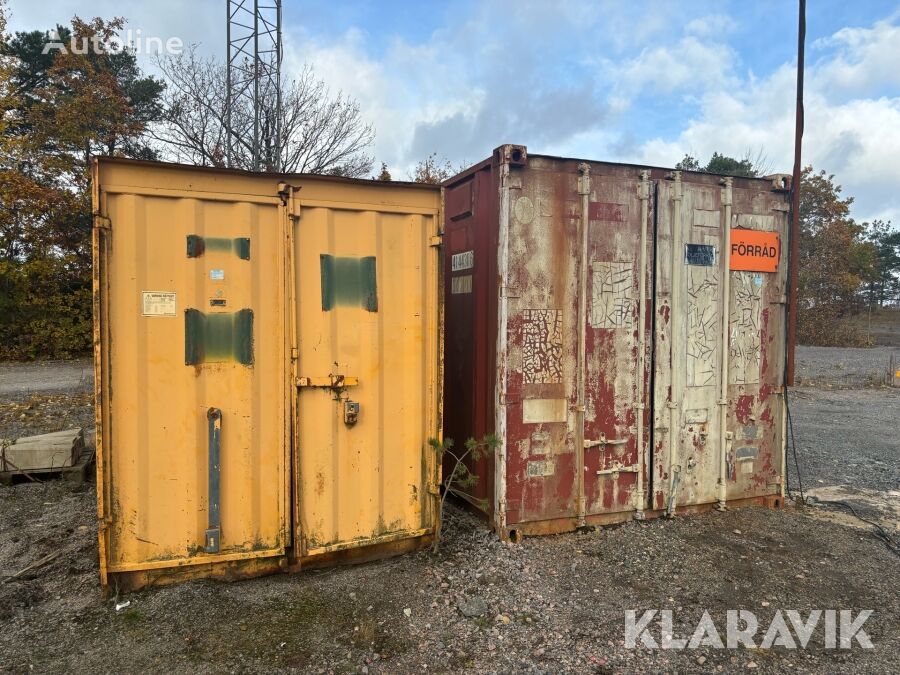 Prodaje se Containrar 2 st kontejner 10 stopa na aukciji