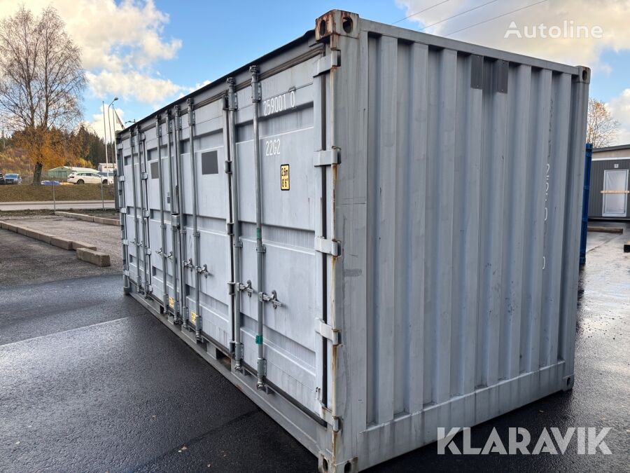 Prodaje se Förrådscontainer 20 -fot med öppningsbar långsida kontejner 20 stopa na aukciji