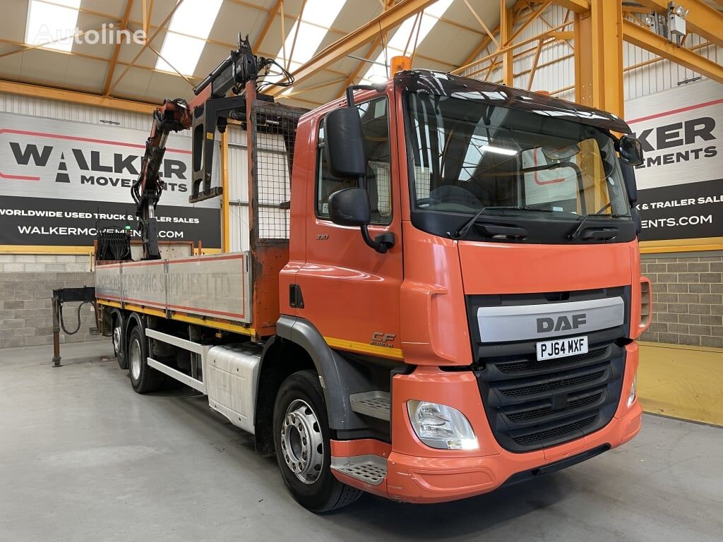 DAF CF 330 *EURO 6* 6X2 26 TONNE BRICK GRAB – 2015 – PJ64 MXF kamion s ravnom platformom