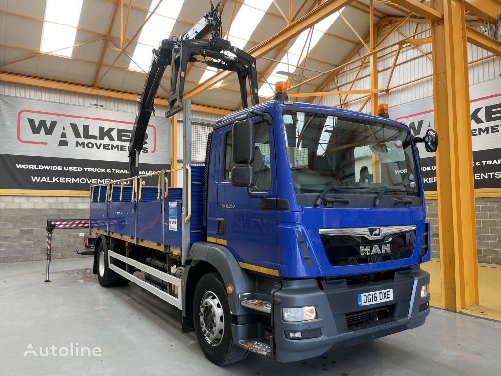 MAN TGM 18.250 *EURO 6*, 4X2 18 TONNE BRICK GRAB – 2016 – DG16 DXE kamion s ravnom platformom