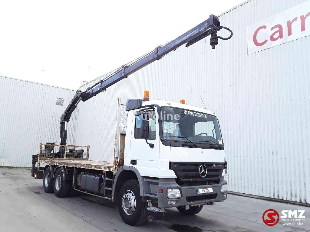 Mercedes-Benz Actros 2632 Hiab 166B- 3est+remote kamion s ravnom platformom