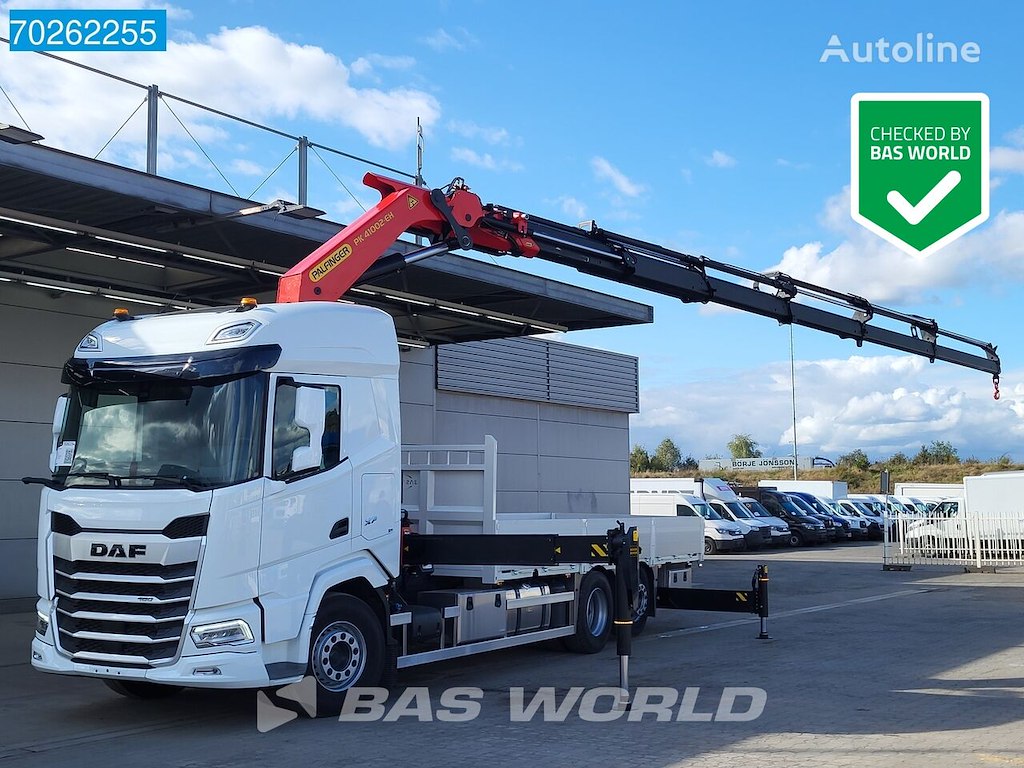 Novi DAF XF 480 6X2 NEW! Palfinger PK41002 EH Crane Kran ACC LED Euro 6 kamion s ravnom platformom