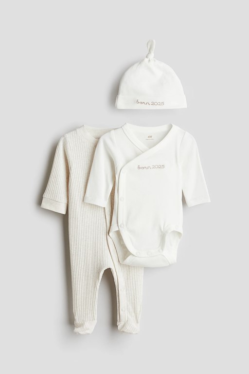 3-piece cotton jersey gift set