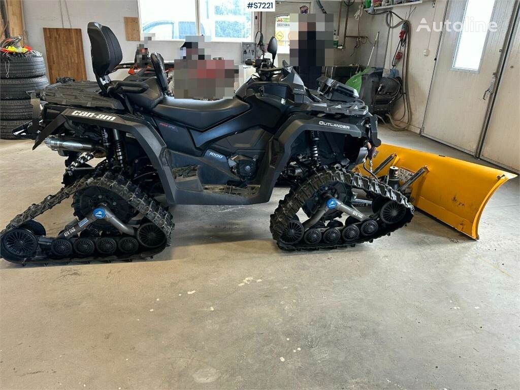 Can-Am Outlander 1000 Max XTP with track kit, plow and sa četverocikl