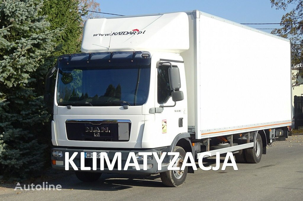 MAN TGL 12.180 Euro 5 kontener 18 pal. 347 tys.km ! Sprowadzony 4.6 kamion furgon