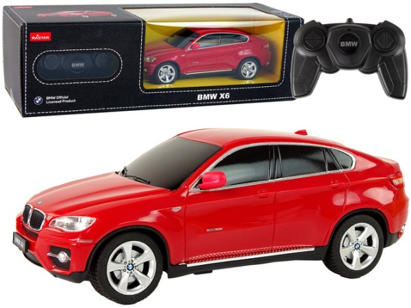 Auto na daljinski BMW X6 1:24, Rastar Red