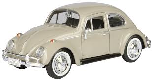 Metalni auto VW BEETLE 1966, 1:24, Motormax, Grey