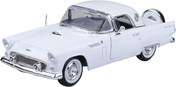 Metalni auto FORD T 1956, 1:18, Motormax, Beli