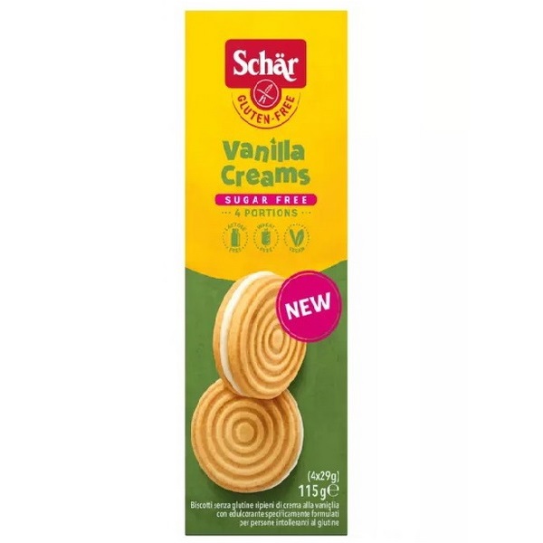 Schar Vanilla Creams keks 115 g