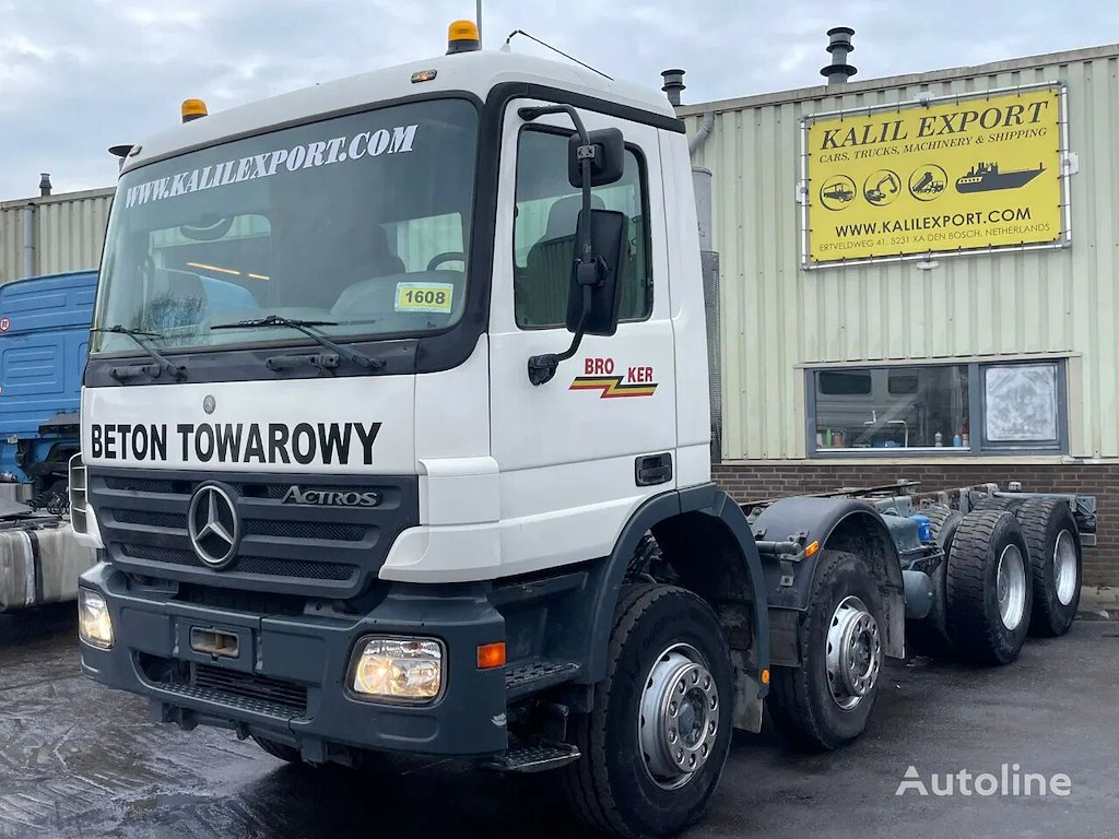 Mercedes-Benz Actros 4141 MP2 Chassis 8x4 V6 EPS Full Steel Suspension Big Axl kamion šasija