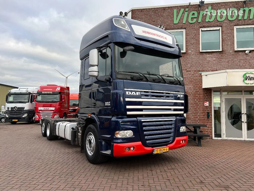 DAF XF 105.460 XF105-460 6X2 CHASSIS / RETARDER / SUPER SPACECAB / H kamion šasija