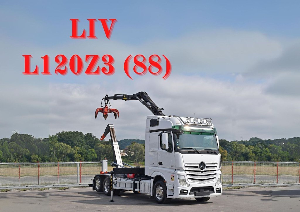 Mercedes-Benz ACTROS 2551 * ABROLLKIPPER * LIV L120 Z3 (88) kamion rol kiper