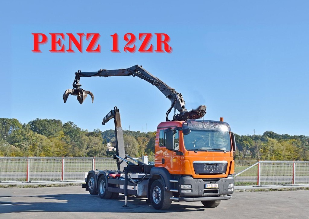 MAN TGS 26.440 Abrollkipper* PENZ 12ZR * TOPZUSTAND kamion rol kiper