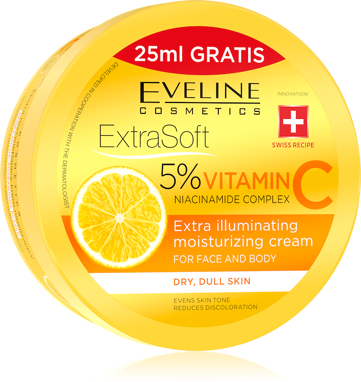 EVELINE - EXTRA SOFT 5% Vitamin C cream 200ml