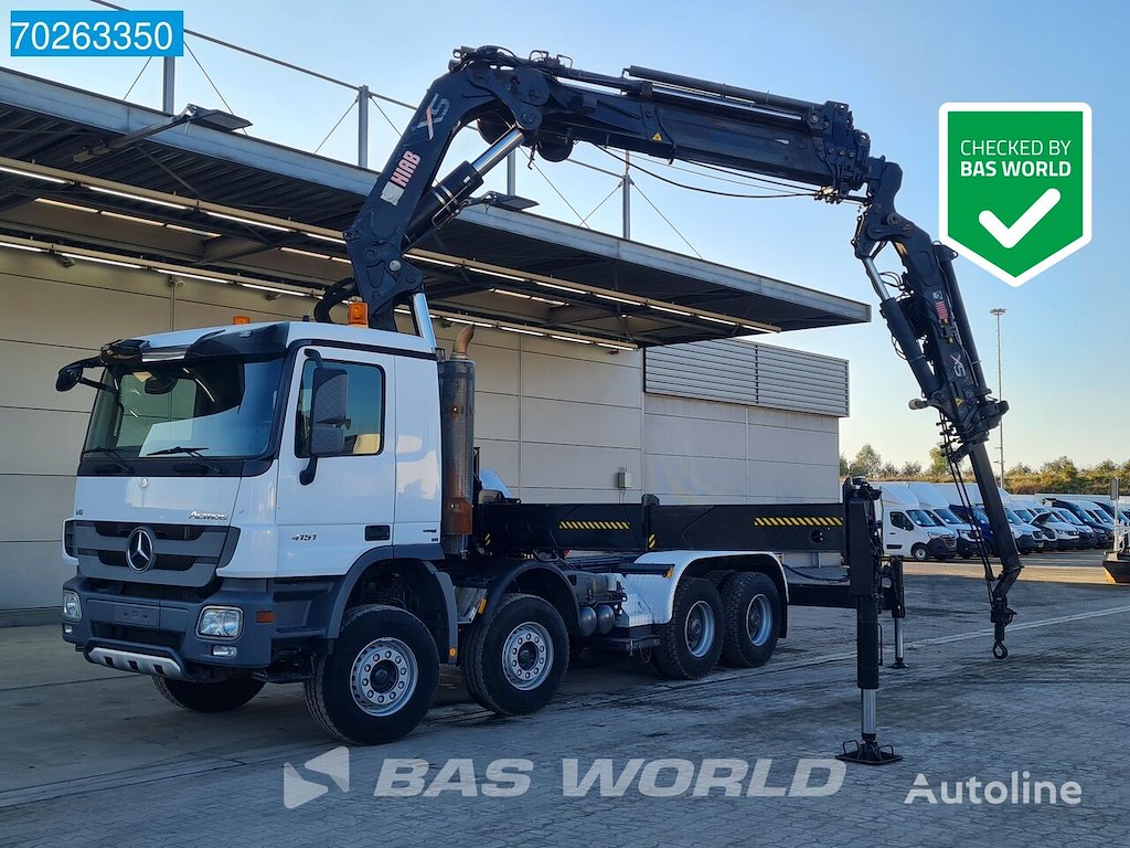 Mercedes-Benz Actros 4151 8X4 Hiab 700E-7 Hipro 7 + Jib 4 Retarder Full Steel tegljač