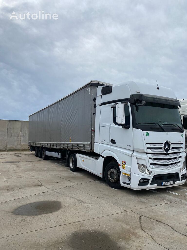 Mercedes-Benz Actros 1845 tegljač + poluprikolica sa kliznom ceradom