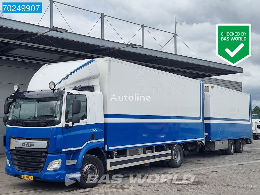 DAF CF 370 4X2 NL-Truck TRS cooling engine Ladebordwand Euro 6 kamion hladnjača