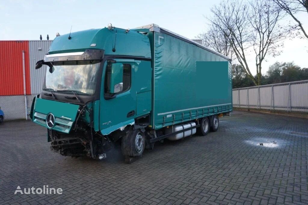 Mercedes-Benz ACTROS 2548 / RETARDER / ONLY 461779 KM / DOUBLE TANK / GERMAN T kamion sa klizna zavesa cerada